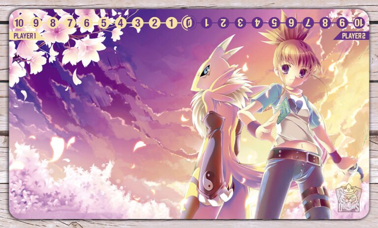 Playmat Digimon - Ruki & Renamon - Dos Reis Playmats