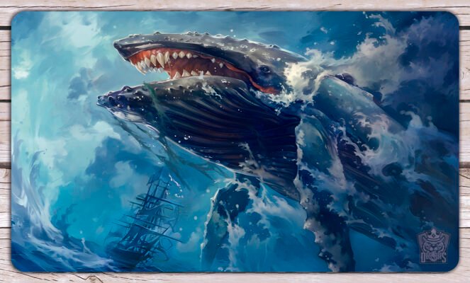 Playmat Magic The Gathering - Colossal Whale - Dos Reis Playmats