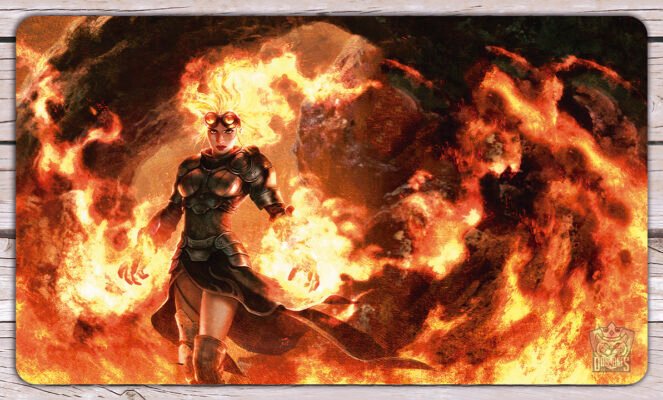 Playmat Magic The Gathering - Chandra Nalaar #2 - Dos Reis Playmats